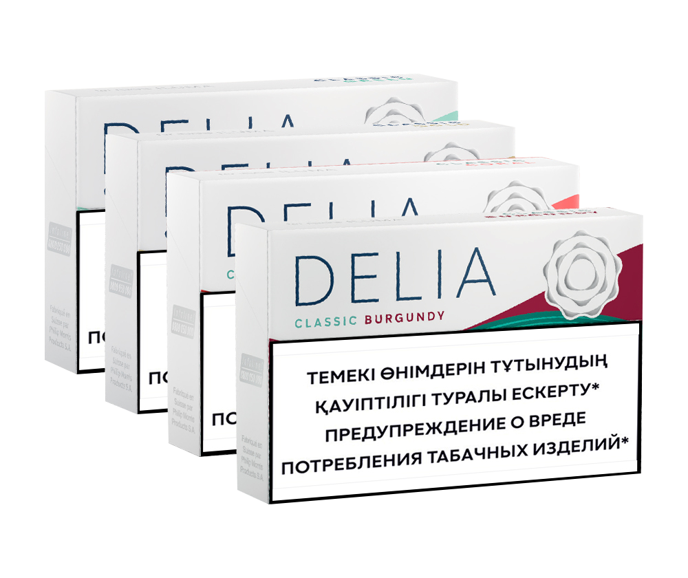 Ассортимент вкусов DELIA | IQOS Казахстан